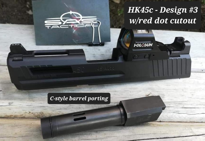 HK45 - Design #3 Slide Milling Service (No red dot cutout) – SAS ...