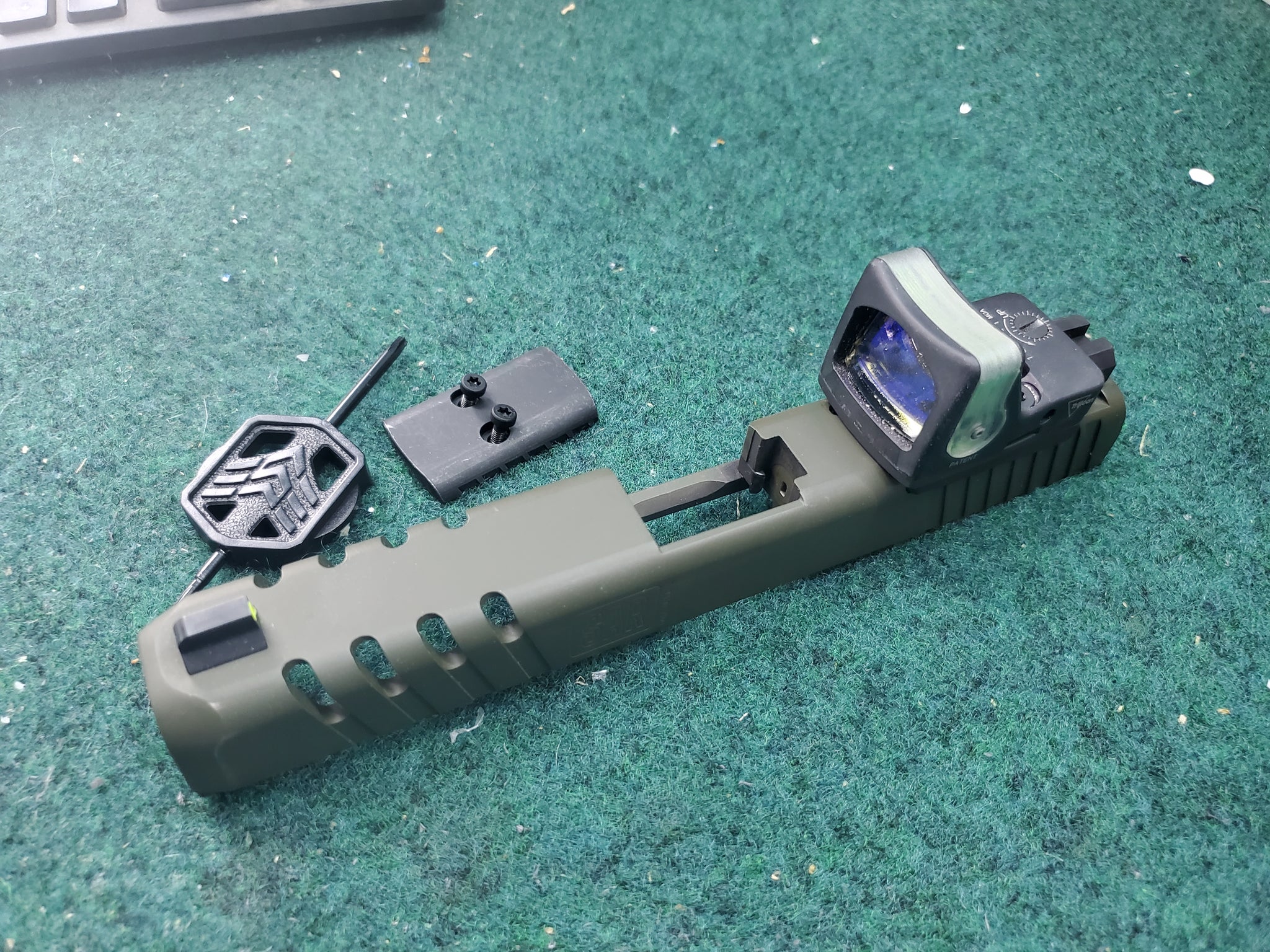 SAR9 RMR Adapter Plate: Factory RMSc-to-RMR – SAS Tactical Customs LLC
