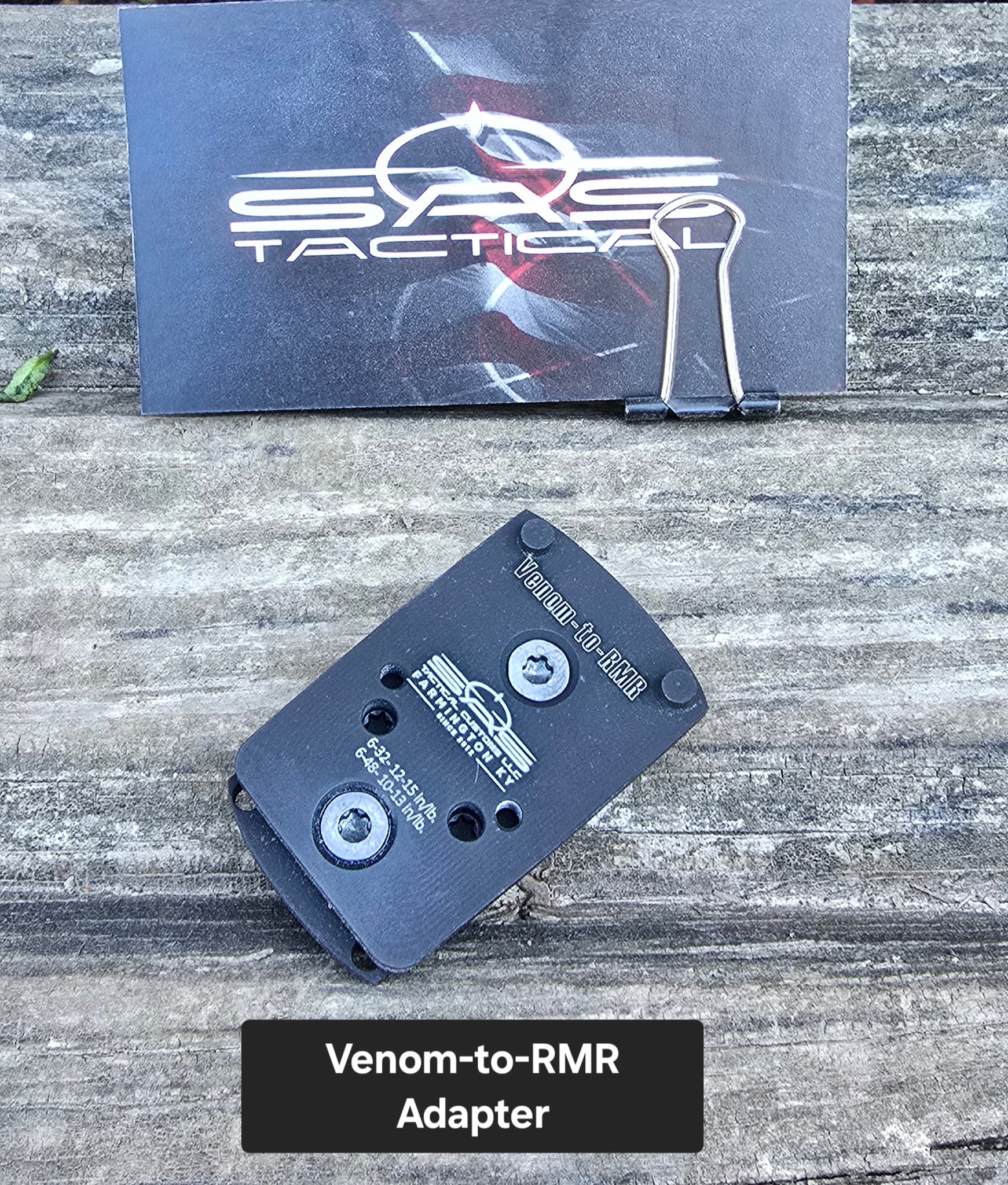 Venom-to-RMR Adapter (Red Dot Adapter Plate) – SAS Tactical Customs LLC