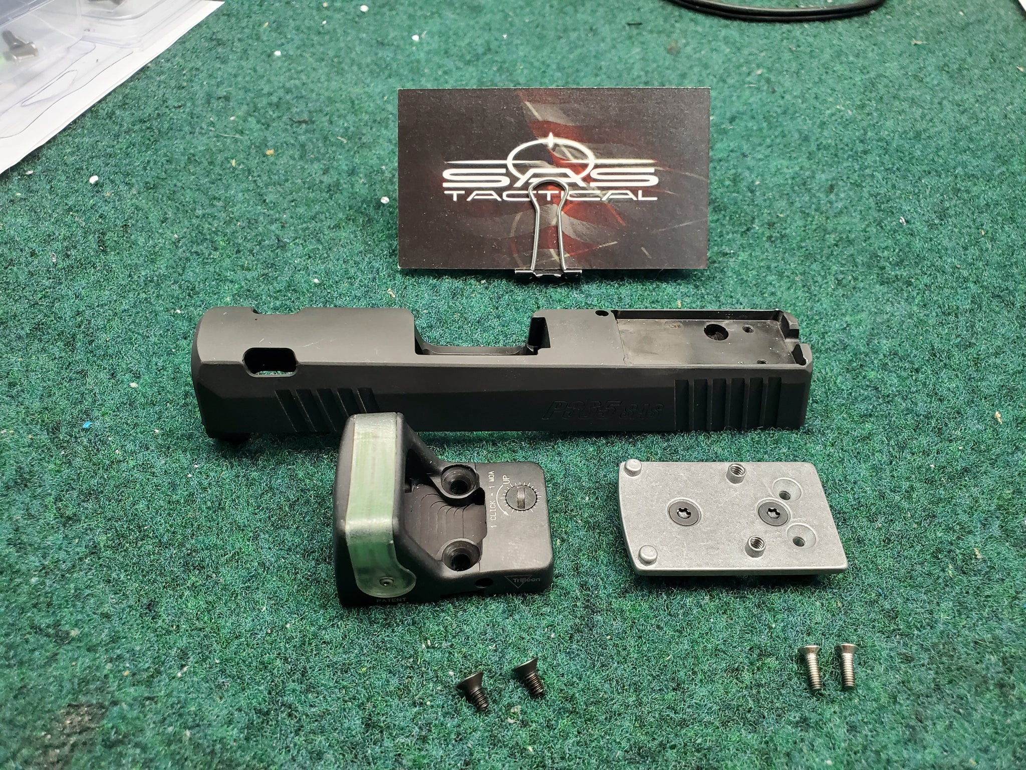 Sig P365/P938 SAS Optic Adapter/Mounting Plate – SAS Tactical Customs LLC