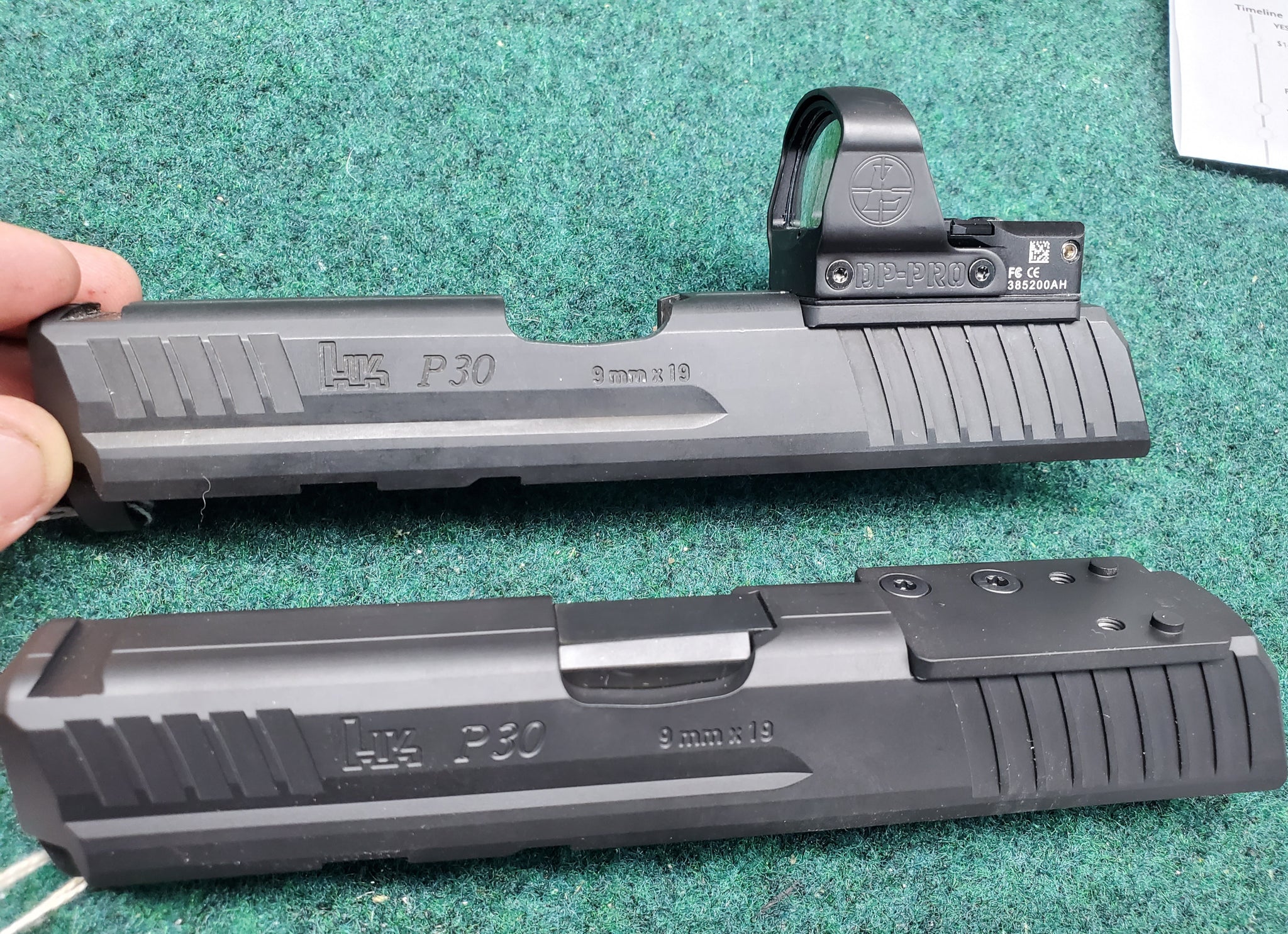 HK P30 Red Dot Cutout Service (No dovetail relocation) – SAS Tactical ...