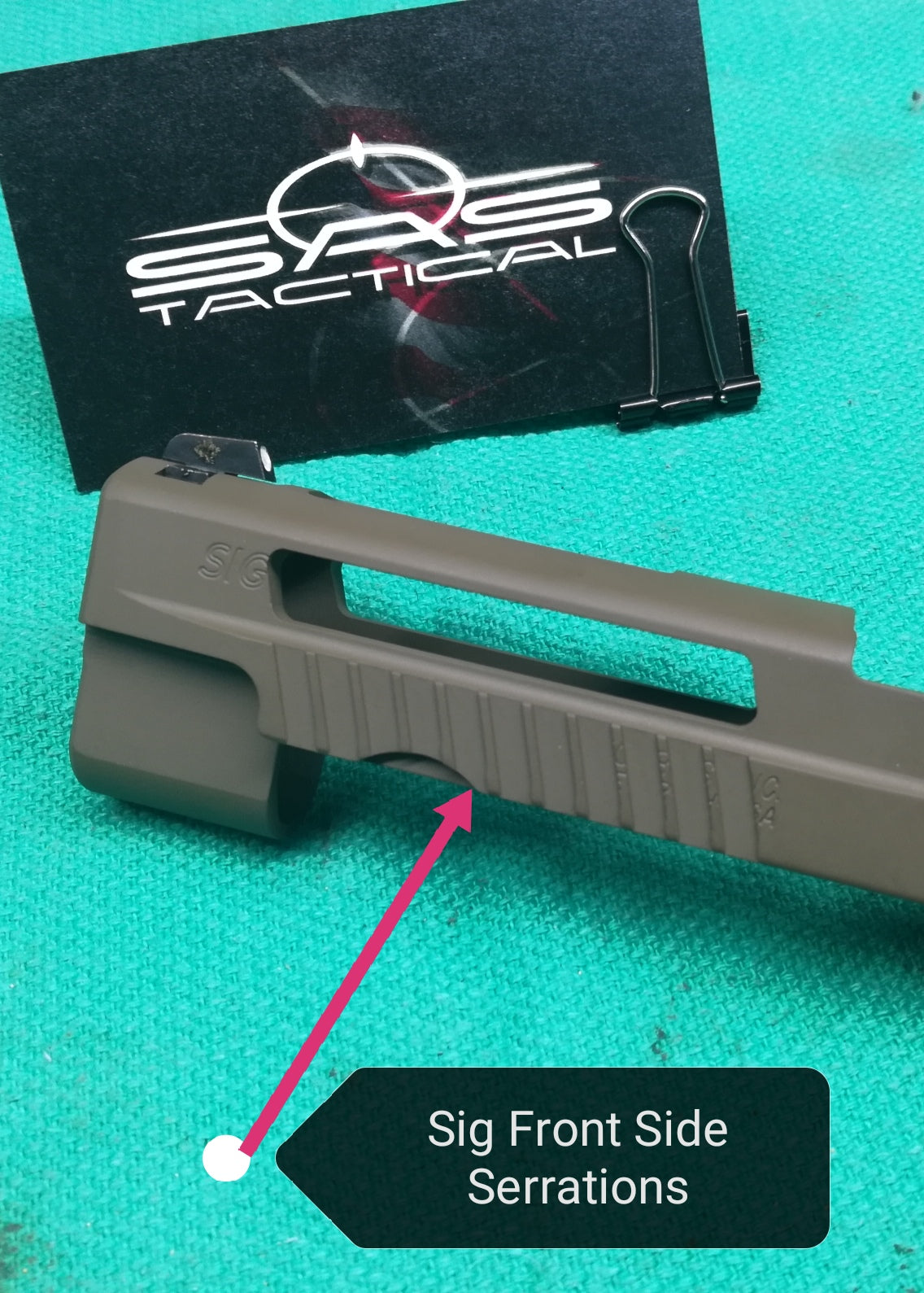 Sig Sauer - Slide Milling Service - Front Side Serrations – SAS ...
