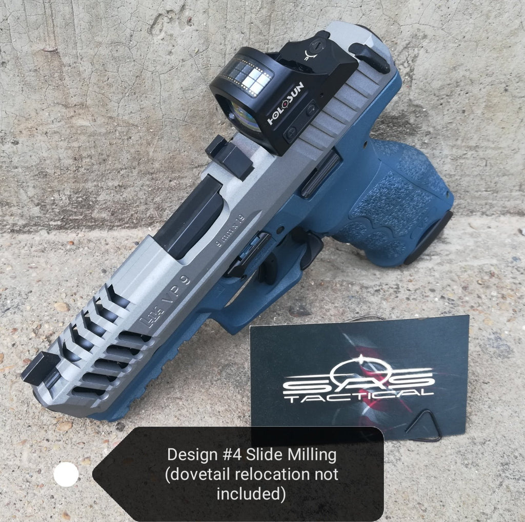 HK - Design #4 Slide Milling Service (w/red dot cutout) – SAS Tactical ...